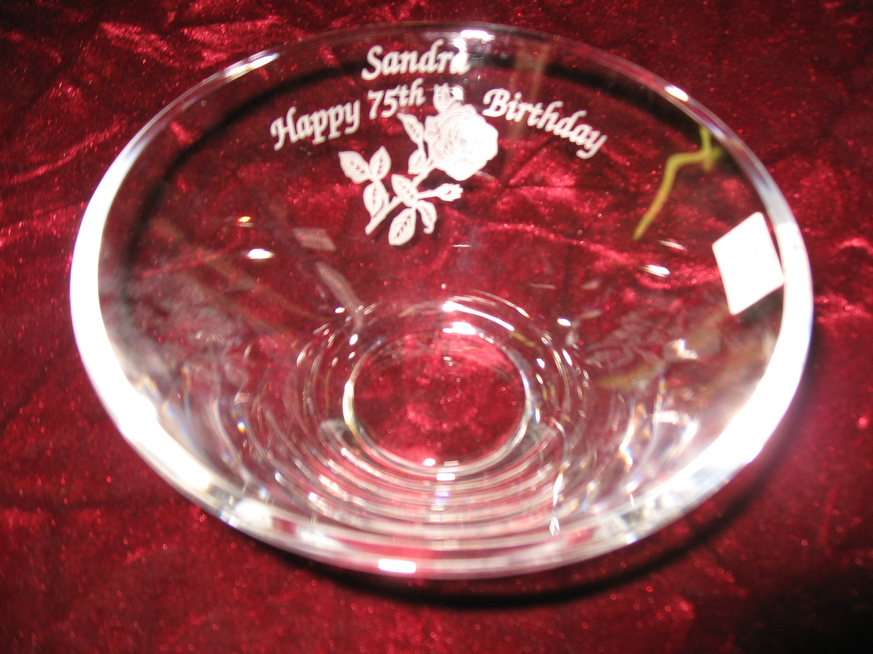 Personalized Engraved Crystal Vases